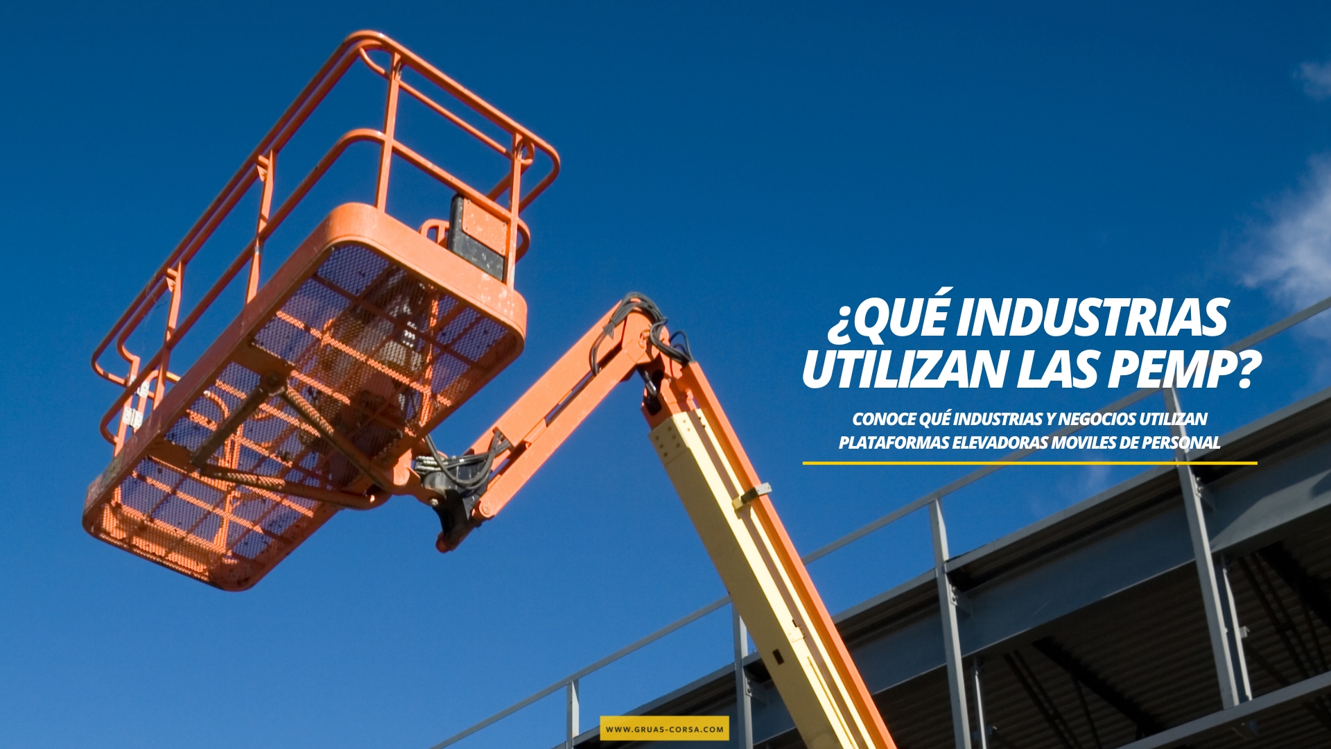 Manlifts:Soluciones Eficientes para Trabajos de Altura - Gruas Corsa